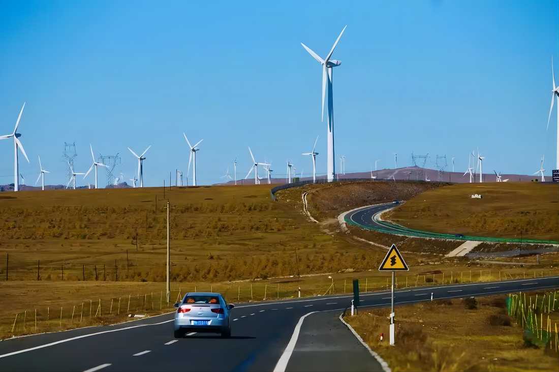 Découvrez les parcs éoliens chinois ------ Parc éolien d'Ulanqab en ...
