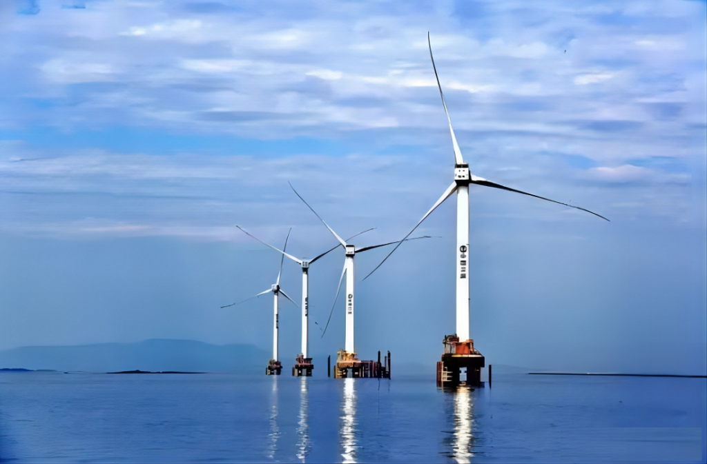 China's Shandong Offshore Wind Farm Base (wind Power)