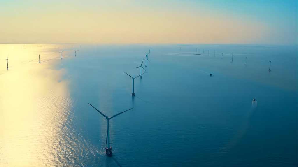 China's Shandong Offshore Wind Farm Base (wind Power)