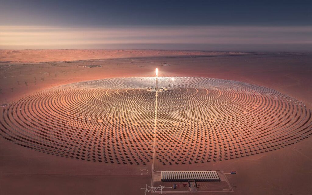 Ultra-large Molten Salt Tower Solar Thermal Power Plant In Dunhuang ...